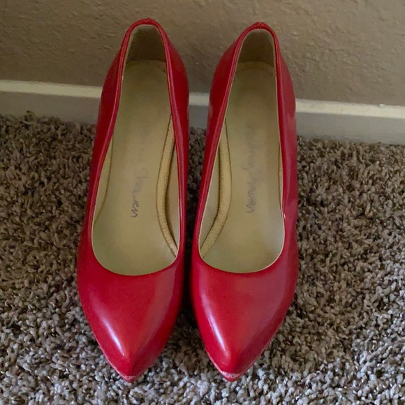 Shoes | Red Jingpin Pumps Size 7 | Poshmark